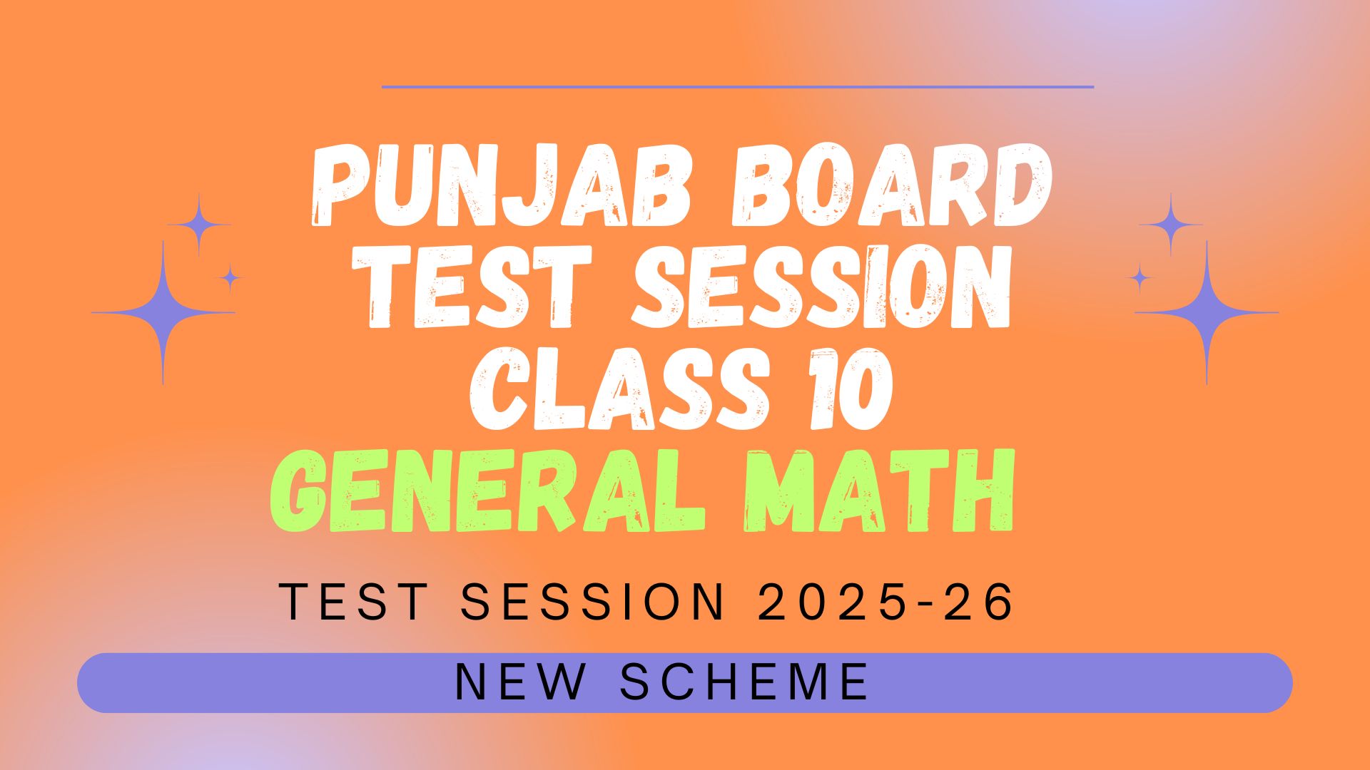 10th Class General Math Test Series 2025 Punjab Board - Stepacademy
