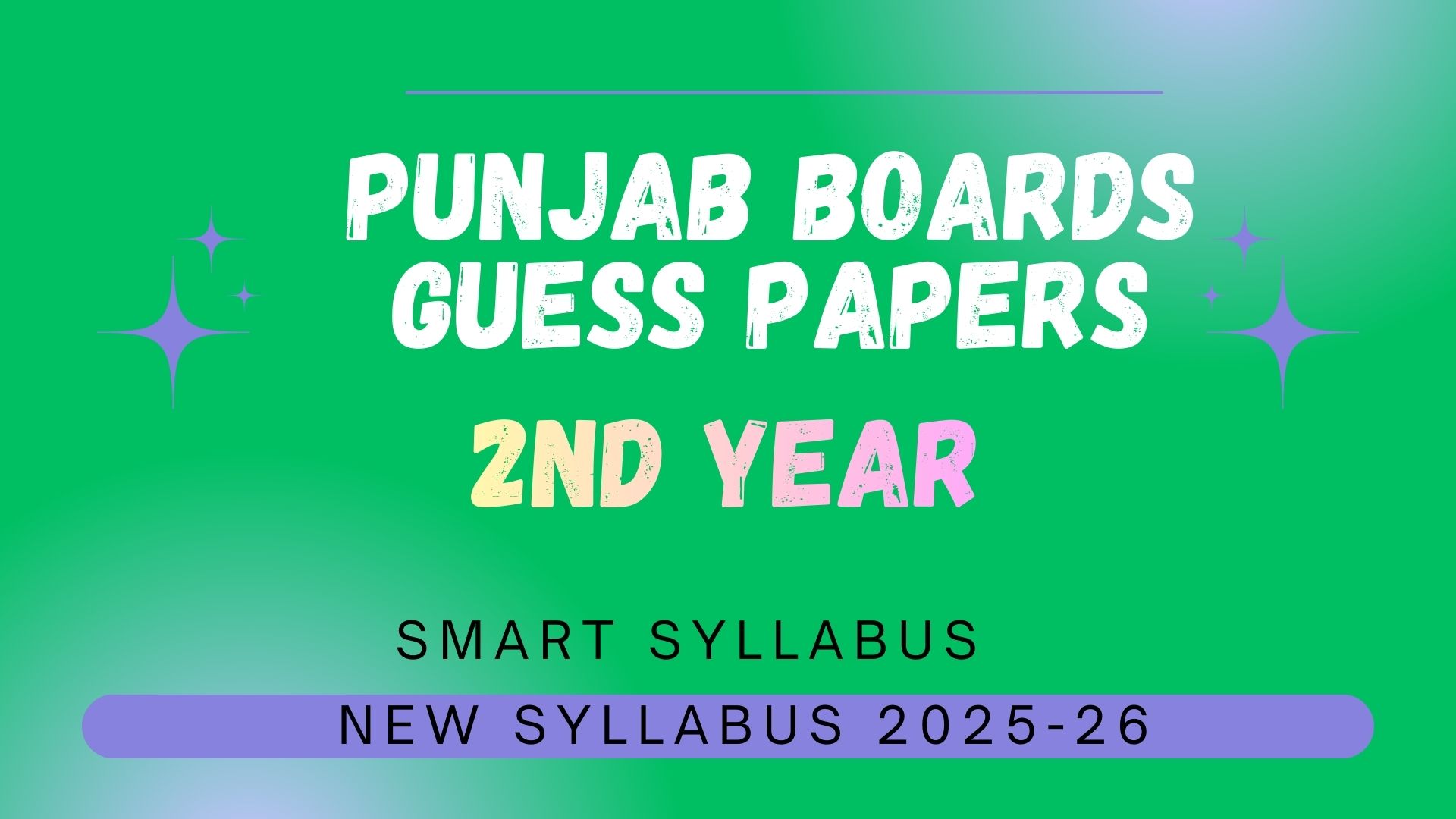 2nd Year Guess Papers (FA/FSc/ICS) – Punjab Board | STEP ACADEMY ...